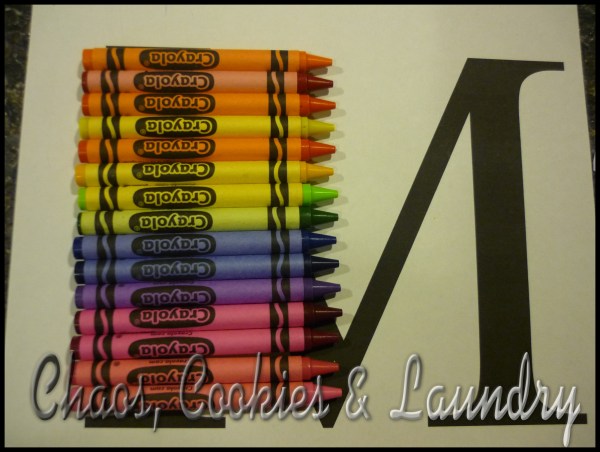 Crayola Monogram – Chaos, Cookies & Laundry